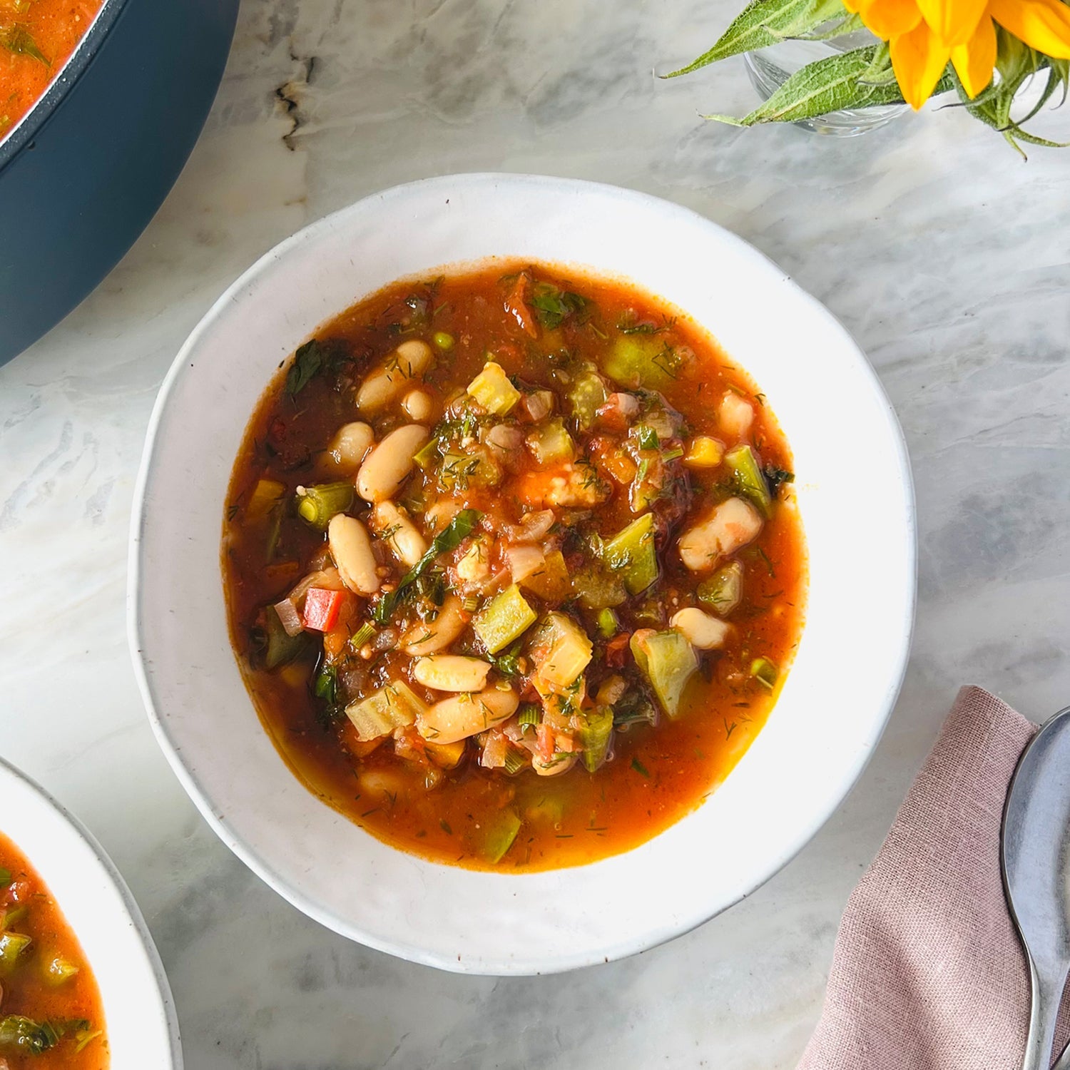 White Bean & Herb Minestrone | Joseph Joseph EU