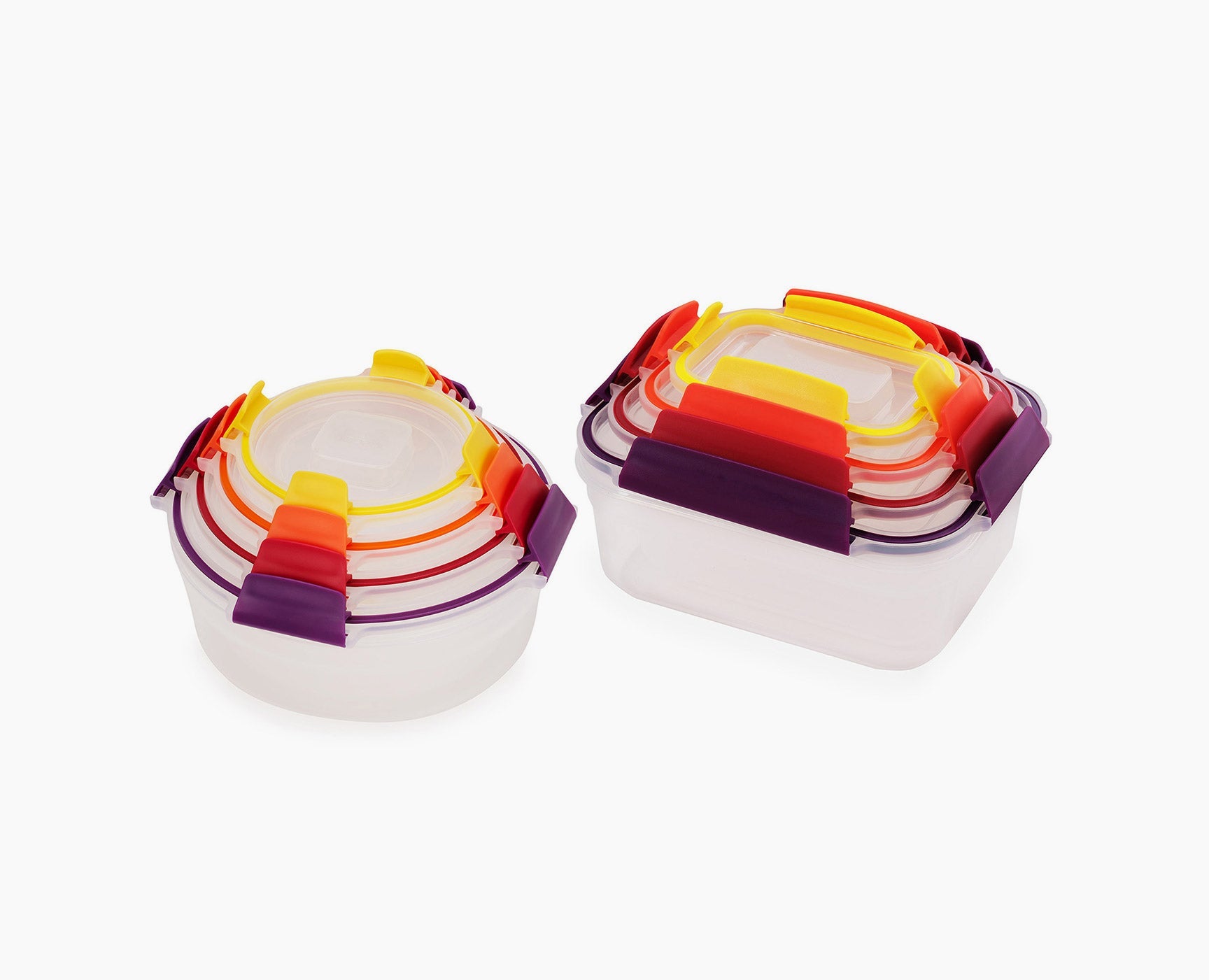 Lock 8 Stackable Food Containers Nest™ | Joseph Joseph EU