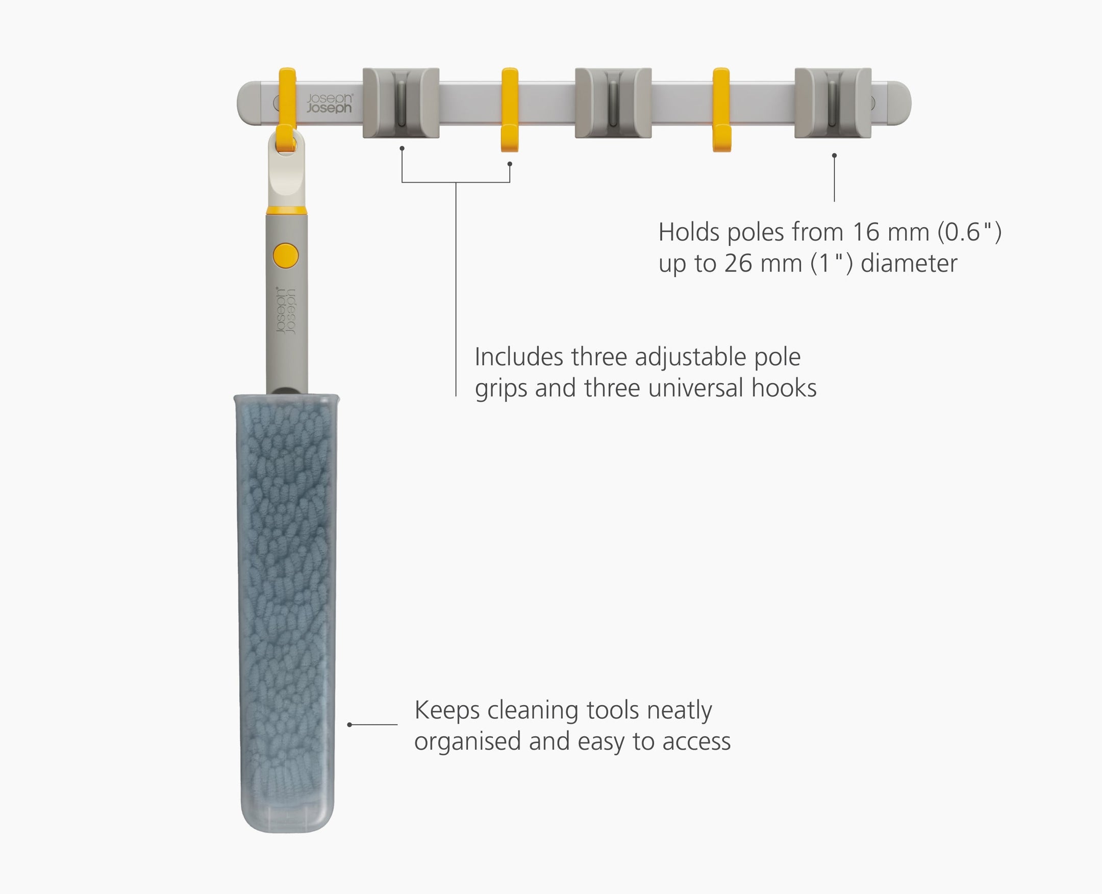 Cleaning Tool Organiser CleanTech™ | Joseph Joseph EU