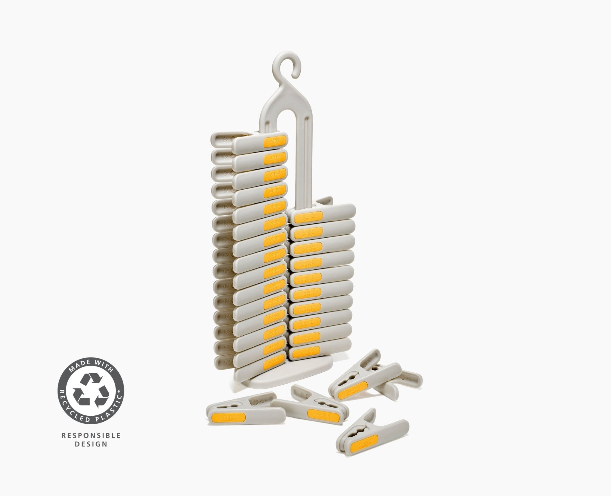 30-Piece Clothes Pegs & Storage Stand Set | Joseph Joseph EU