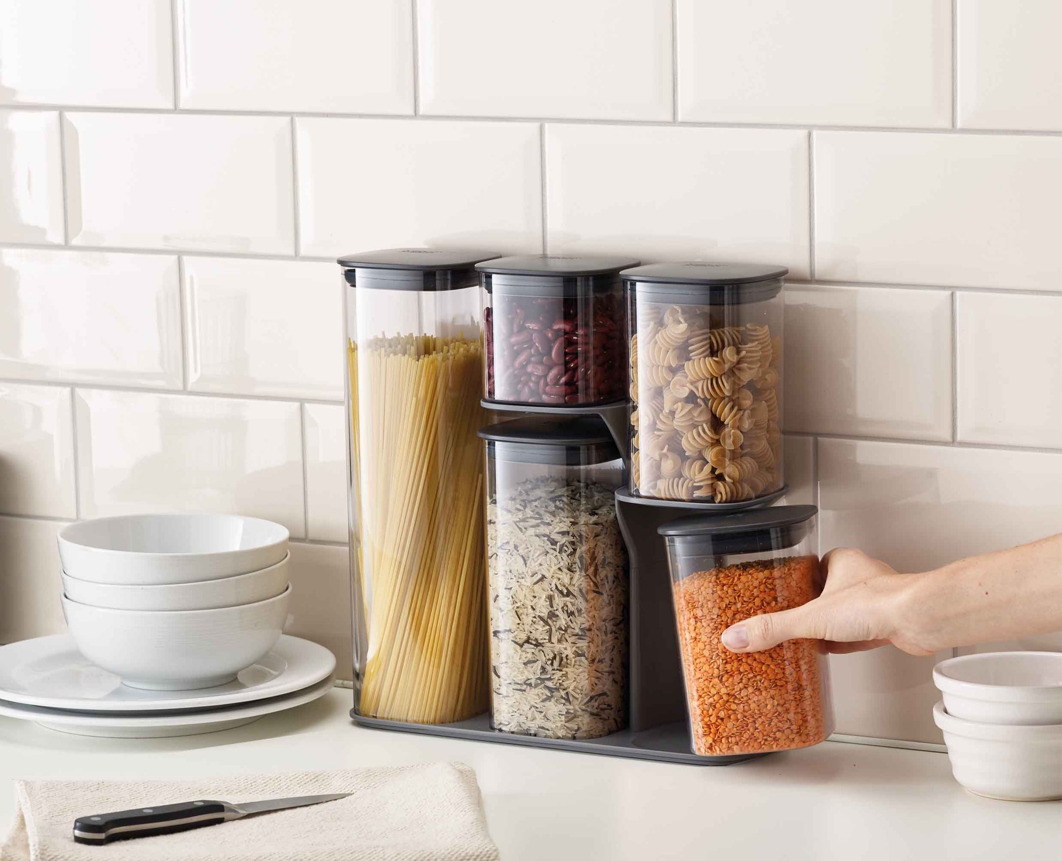 Podium™ 5-piece Storage Container Set | Joseph Joseph EU