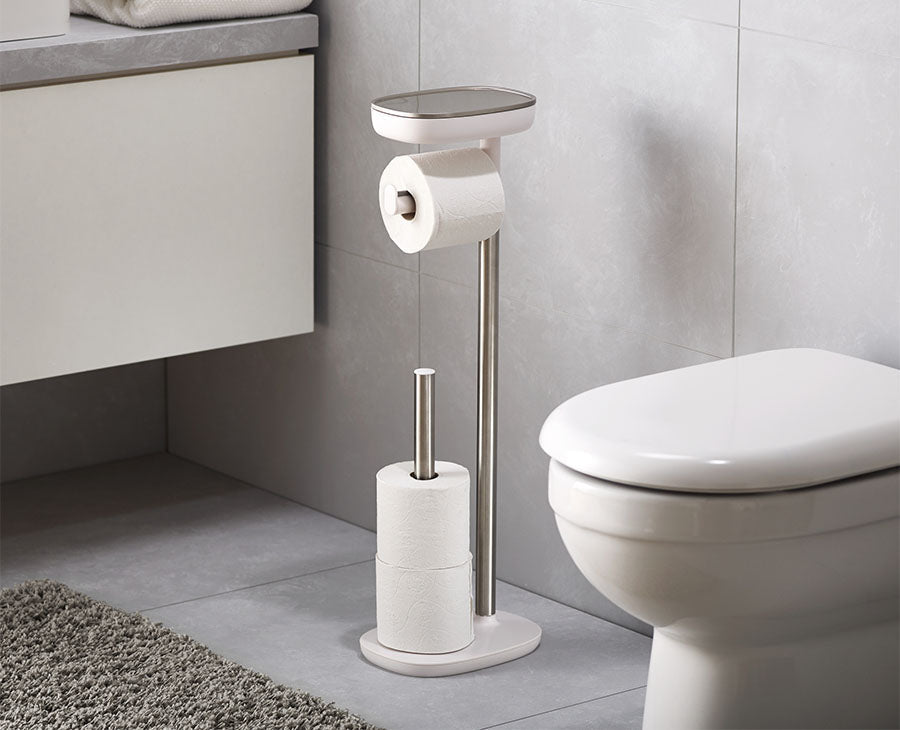 EasyStore Toilet Paper Holder Stainless steel Joseph Joseph EU